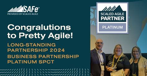 Scaled Agile Inc On Linkedin Congratulations To Pretty Agile Who Received The Long Standing