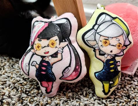 Splatoon Pillow Keychains Ornaments Read Discription Etsy