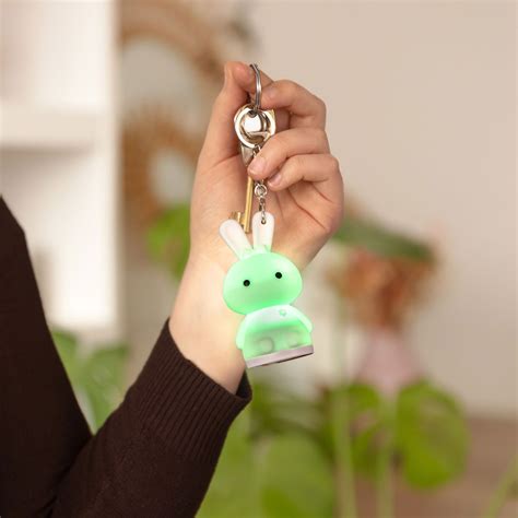 Keychain Night Light Pokylight Rabbit Pylones