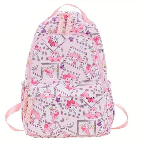 Mochila Feminina Escolar Hello Kitty Em Nylon Compre Com Frete Grátis