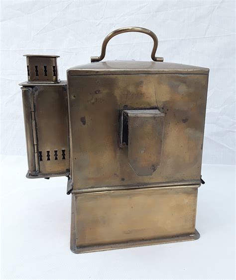 Mid 20th Century Brass Ships Binacle Compass Sally Antiques