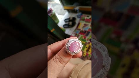 Batu Ruby Birma Ring Perak Youtube
