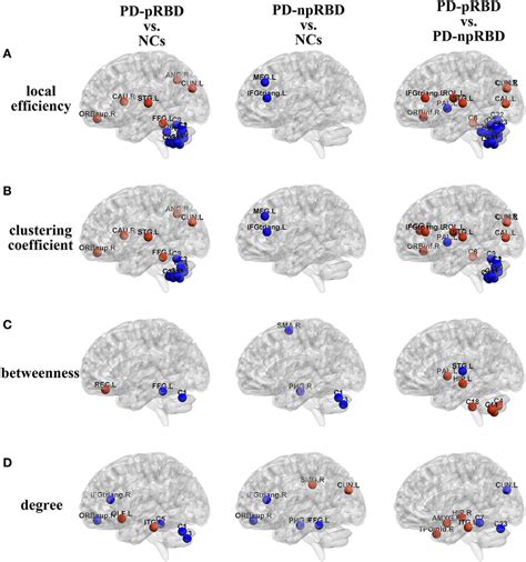 Group Differences Of A Local Efficiency B Clustering