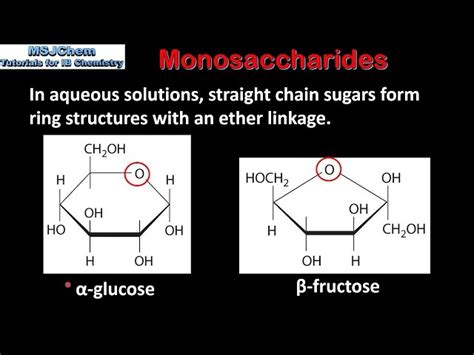 Structure Of Monosaccharides