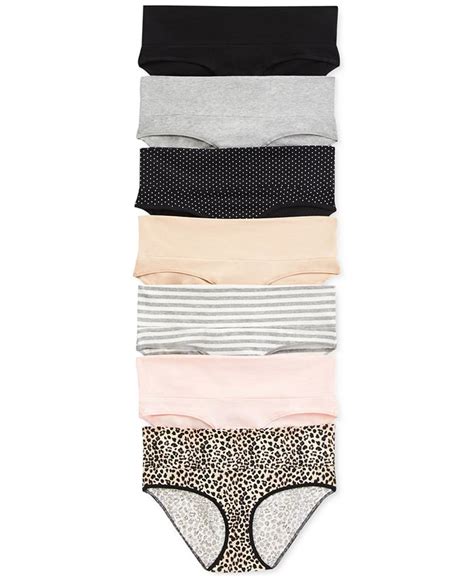 Motherhood Maternity 7 Pk Fold Over Maternity Underwear Macys