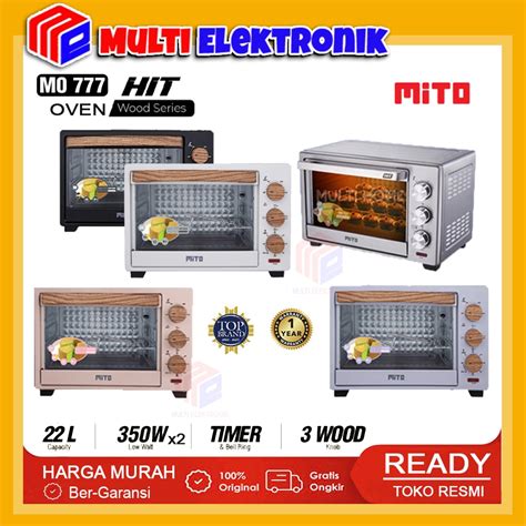 Jual MITO Oven Listrik MO777 HIT Wood Series Kapasitas 22 Liter