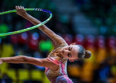 Rhythmic Gymnastics Italian Serie A Championship Editorial Stock