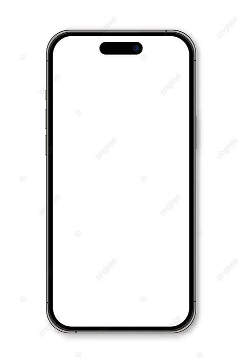 Accurately Rendered Smartphone Model Front View Of D Mobile Device