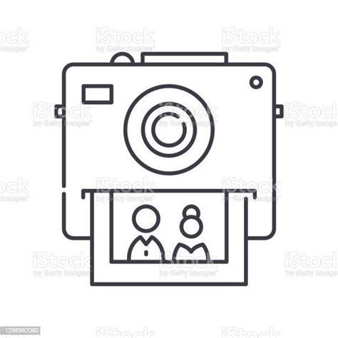 메모리 카메라 아이콘 선형 격리 된 그림 얇은 선 벡터 웹 디자인 기호 흰색 배경에 편집 가능한 스트로크와 개요 개념 기호 개체 그룹에 대한 스톡 벡터 아트 및 기타 이미지