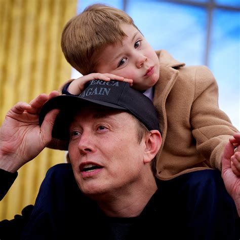 Elon Musks Son Picks His Nose And Wipes It On Donald Trumps Desk