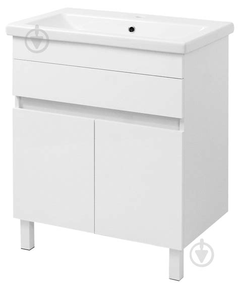 ᐉ Тумба на ножках Сансервіс Лайт 70 с умывальником Como 70 • Купить в