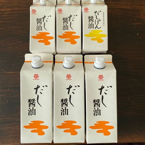 【鎌田醤油】だし醤油500ml 200ml だしポン酢醤油 計6本セット｜paypayフリマ