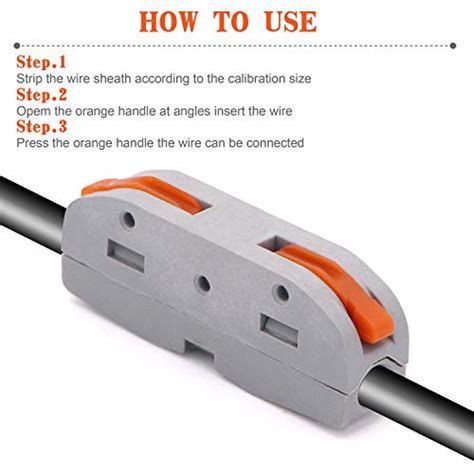 Torkettle 25pcs Compact Wire Conductor Connector Diy Splicing Into 23