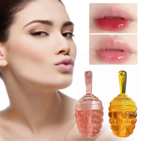Honey Jar Lip Oil Honey Lip Care Oil Lipstick Peach Flavor Moisturizing