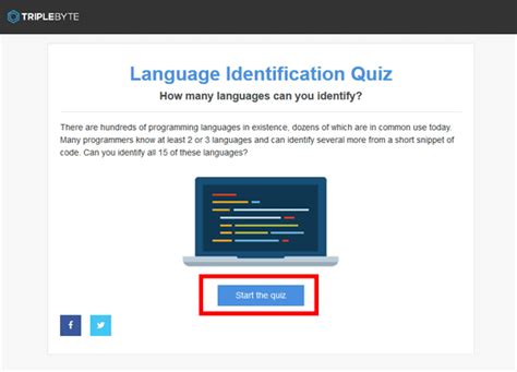 Quiz Language Identification Quiz That Identifies Which Programming Language By Looking At The