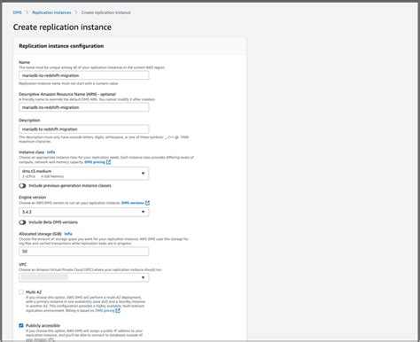 Data Migration From Mariadb To Redshift Using Aws Data Migration