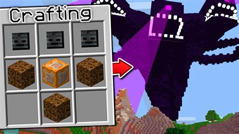 How To Summon Witherstorm In Minecraft