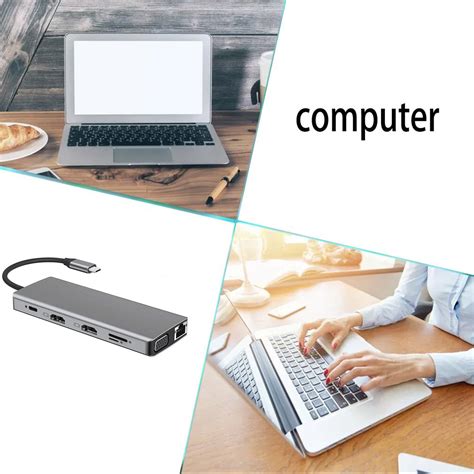 In USB Type C Docking Station With Dual K HD Grandado
