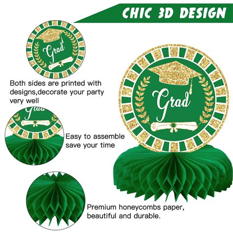 10pcs Graduation Party Decorations Class Of 2024