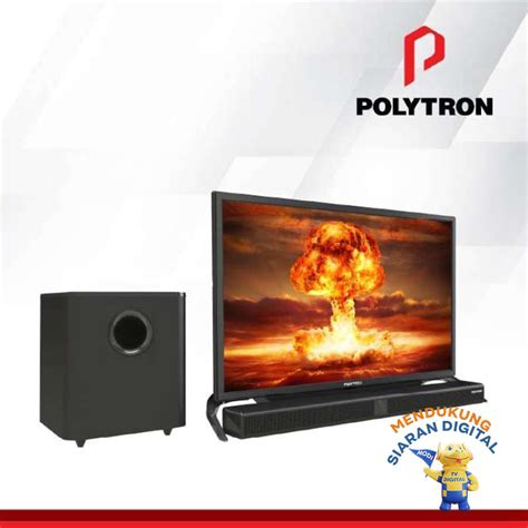 Jual MAPAN Polytron PLD 32B1550 Soundbar LED TV 32 Inch Black