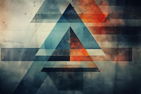 Abstract Triangle Shapes Aesthetic Background Abstract Pattern