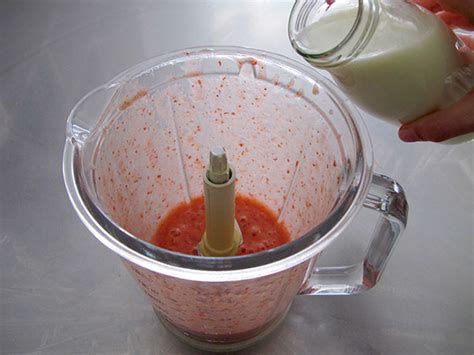 Receta de batido de plátano y fresas