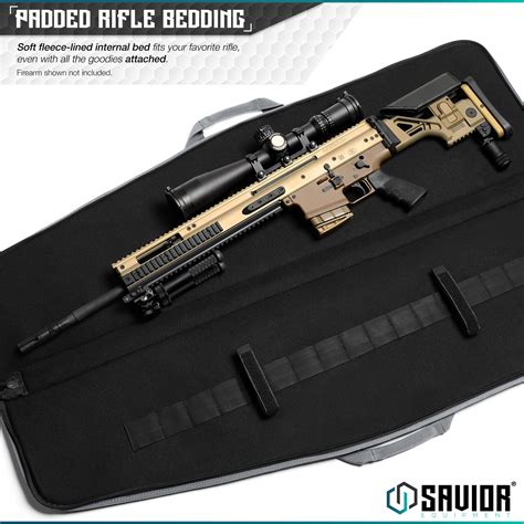 Savior Equip Tactical Single Rifle Gun Carbine Bag Range Padded Pistol