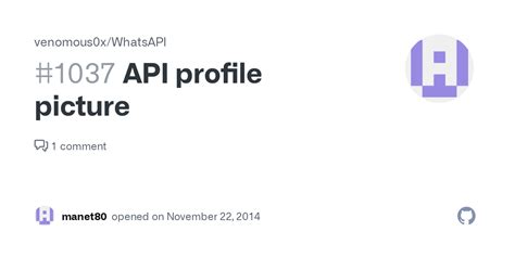 Api Profile Picture · Issue 1037 · Venomous0xwhatsapi · Github
