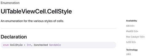 ios UITableViewCell이란 무엇인가
