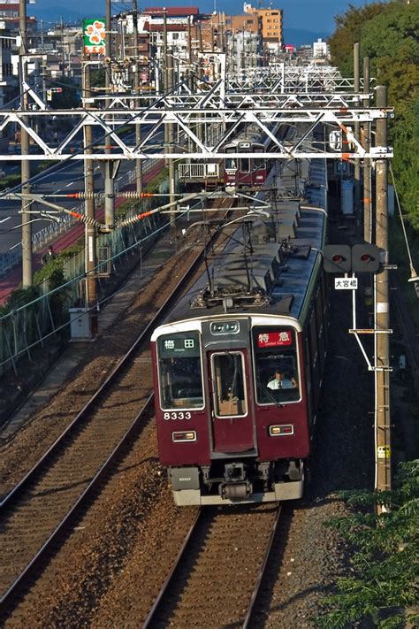 阪急電鉄 阪急8300系電車 8333 崇禅寺駅 鉄道フォト・写真 By 丹波篠山さん レイルラボraillab