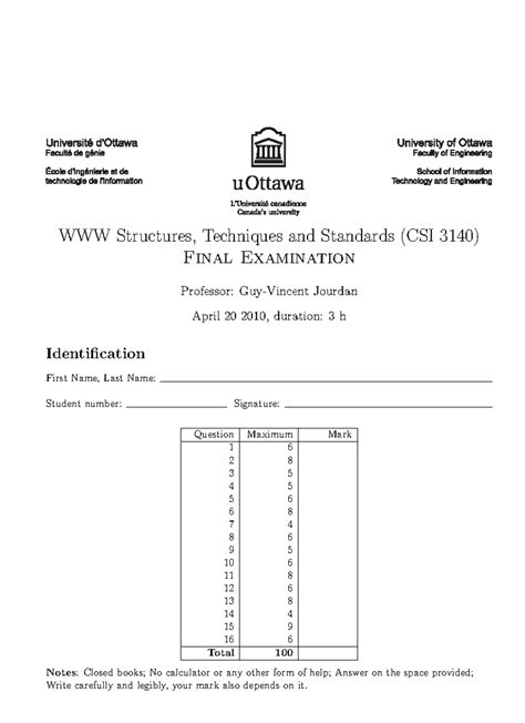 Csi3140 A3 Javascript Programming Assignment Instructions Studocu