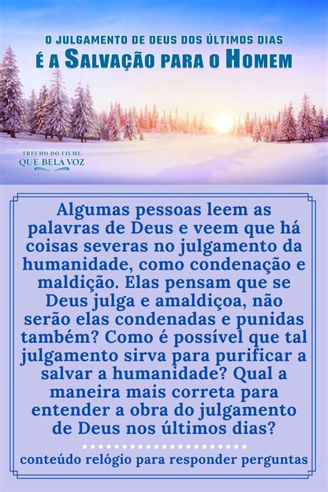 Filme Da Igreja O Julgamento De Deus Dos últimos Dias é A Salvação