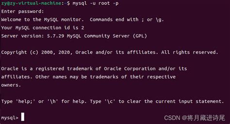 【linux】mysql数据库的使用linux使用mysql Csdn博客