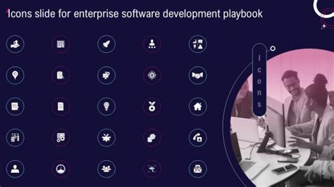 icon for software development powerpoint presentation and slides