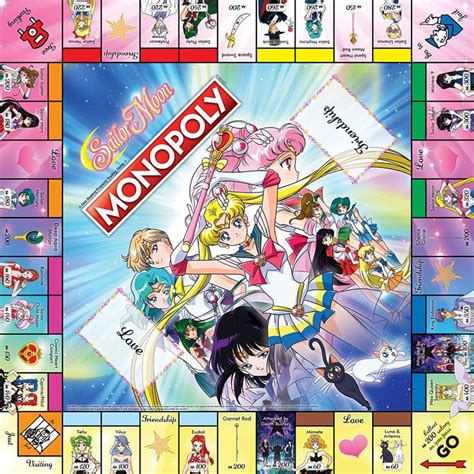 MONOPOLY Sailor Moon Sailor Moon Sailor Moon Games Board Games