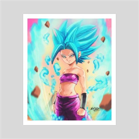 Caulifla God Ki An Art Print By Mark Clark Ii Inprnt