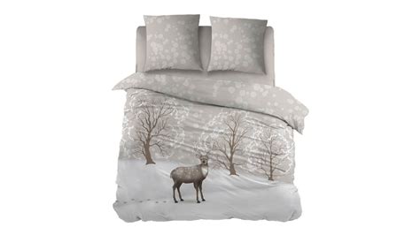 Snoozing Dora Flanel Dekbedovertrek Zand Smulderstextiel Be