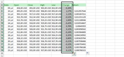 how to insert volatility chart microsoft excel tips excel tutorial