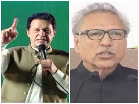 Pakistan President Meets Imran Khan Hours After Pm Shehbaz Picks Army