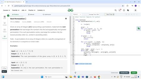 Aditi Sharma On Linkedin Gfg Gfgstreak2024 Dsa Problem Coding
