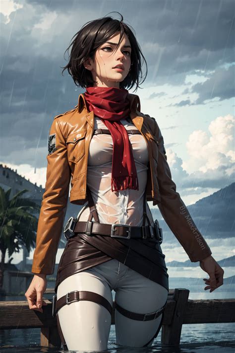 Mikasa Ackerman Attack On Titan By Maxartison On Deviantart