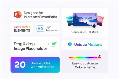 parallax scene vector powerpoint template incl modern and target envato