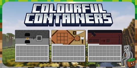 [resource Pack] Colourful Containers [1 18 1 21] Minecraft France