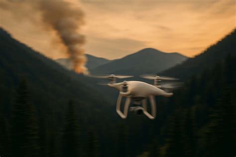 Wildfire Hotspot Detection And Reporting Blue Link Drones