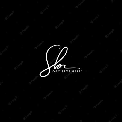 Premium Vector Hand Written Sb Letters Logo Sb Logo Sb Signature