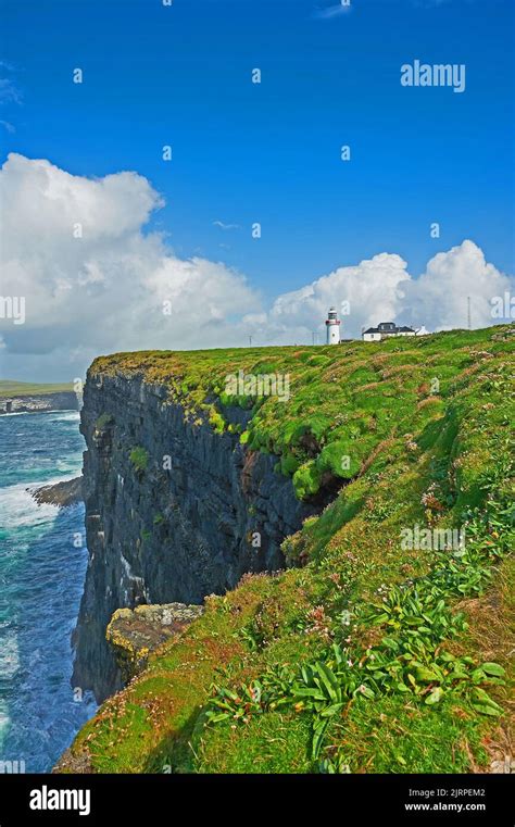 Loop Head Lighthouse On The Loop Head Peninsula County Clare Ireland