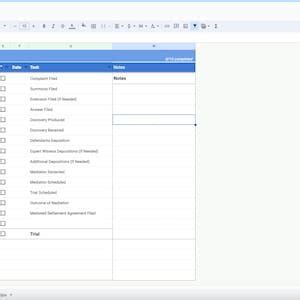 Litigation Management Claim Tracker Efficiently Manage Your Legal Cases In Excel Law Firm Case