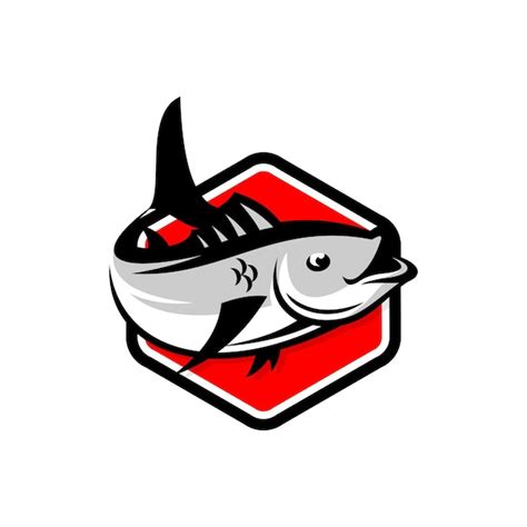 Premium Vector Ilustrasi Vektor Ikon Klub Memancing Vektor Ikan Besar