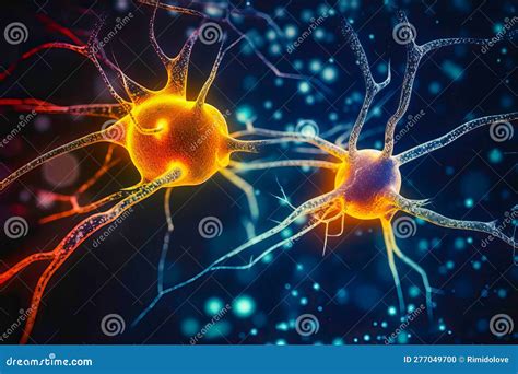 An Image Of Neurons Involved In The Processing Of Spatial Relationships Such As Those In The