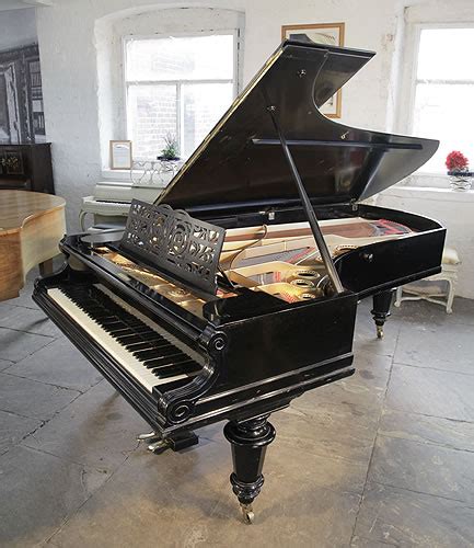 Antique Bechstein Model E Concert Grand Piano For Sale With A Black